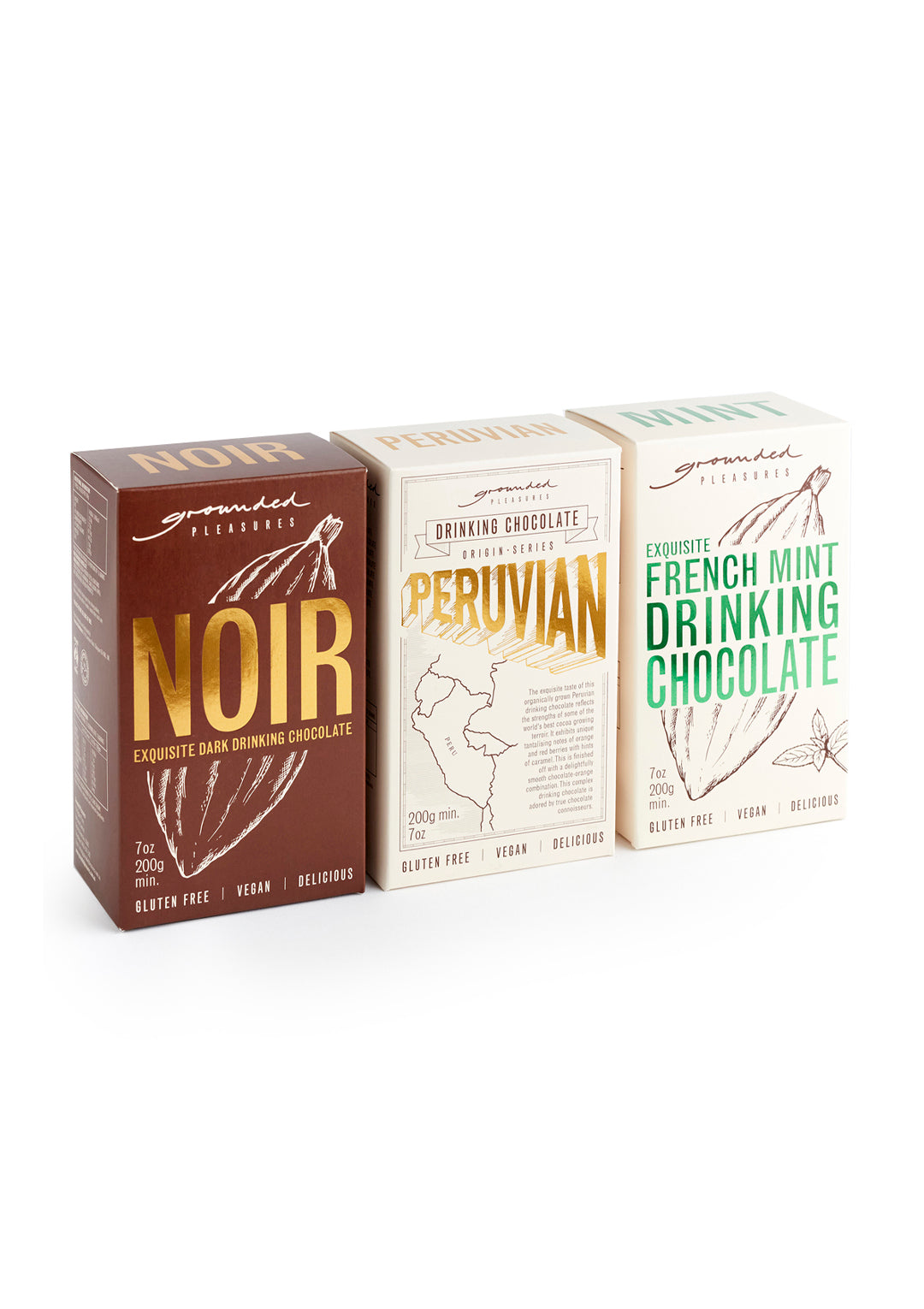 CONNOISSEUR BUNDLE OF THREE – Grounded Pleasures Trading Pty Ltd